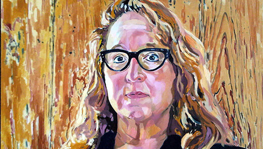 Amy Selwyn by Stella Tooth portrait in oils artwork by Stella Tooth