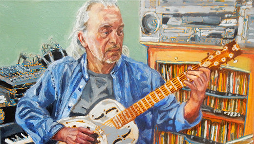 Musician artworks on show in British Blues Exhibition at Barbican Musi ...