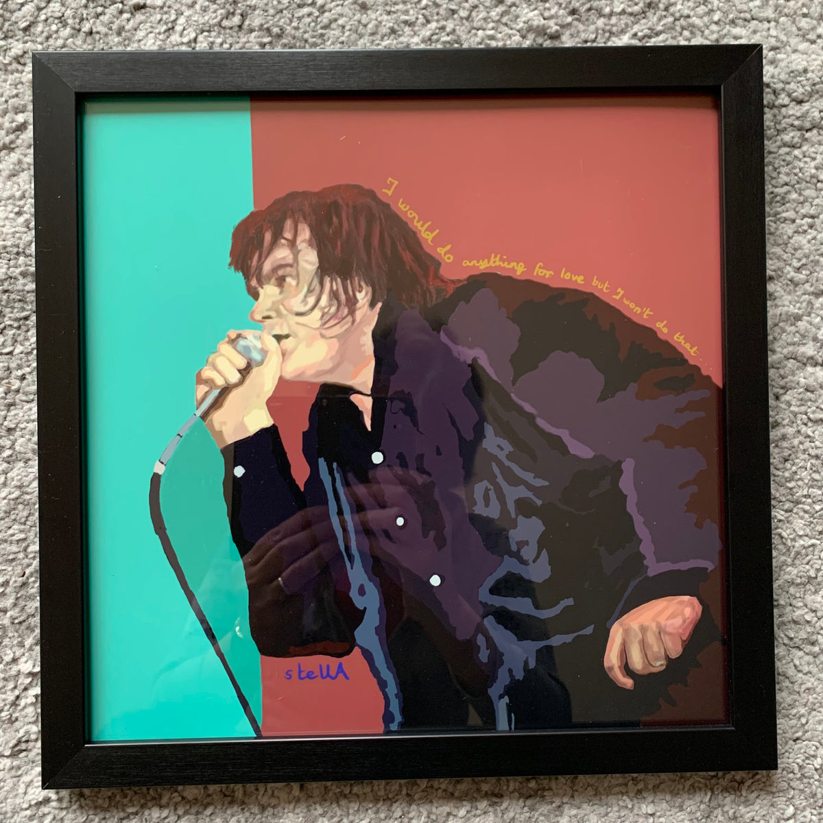 Meat Loaf digital portrait – Stella Tooth